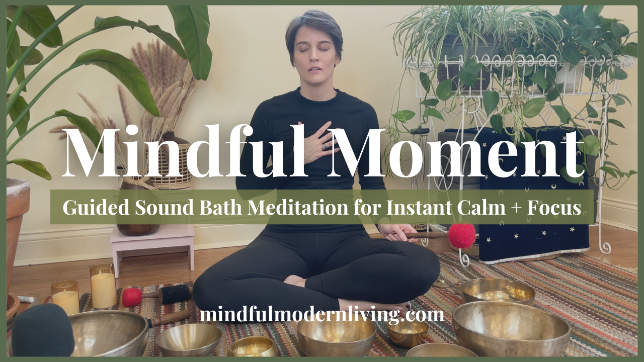 Mindful Moment: Sound Bath Meditation for Stress Relief | Mindful ...
